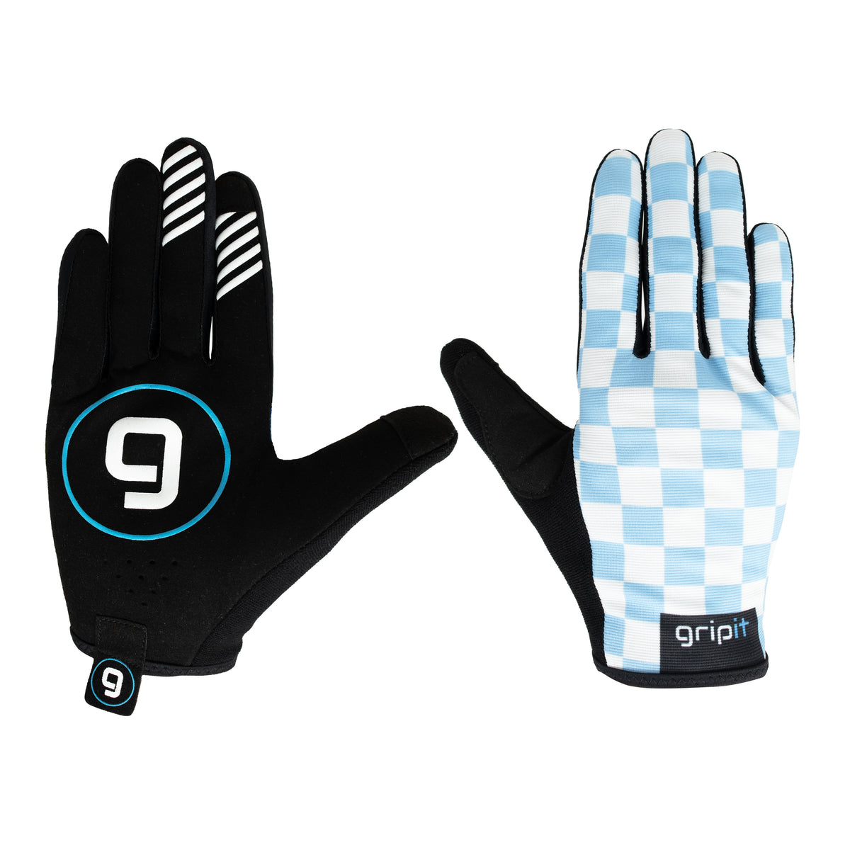 Blue Checkered | All Ride MTB Glove – Gripit Sports